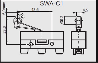 CASA DOS RELES ELETRO ELETRÔNICA LTDA - Micro Switches SWA-C1 SWITERM