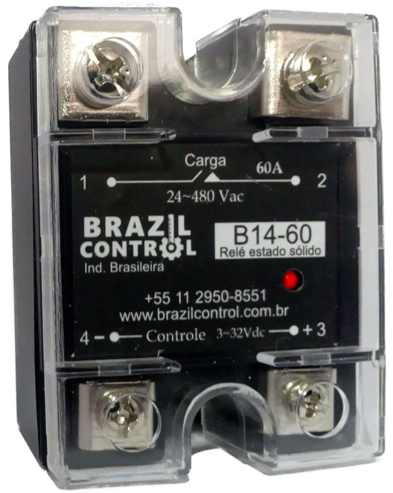 CASA DOS RELES ELETRO ELETRÔNICA LTDA - Rele estado solido B14-60 60Amp ...